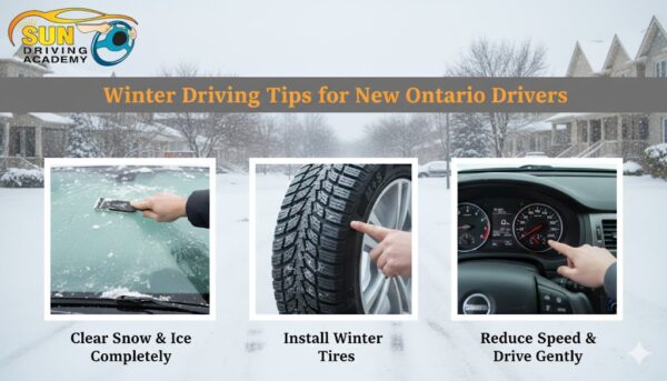 Winter Driving Tips for New Ontario Drivers - Sun Driving Academy
